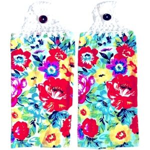 Hand Crafted | Kitchen | Hand Crafted Colorful Floral Hanging Hand ...